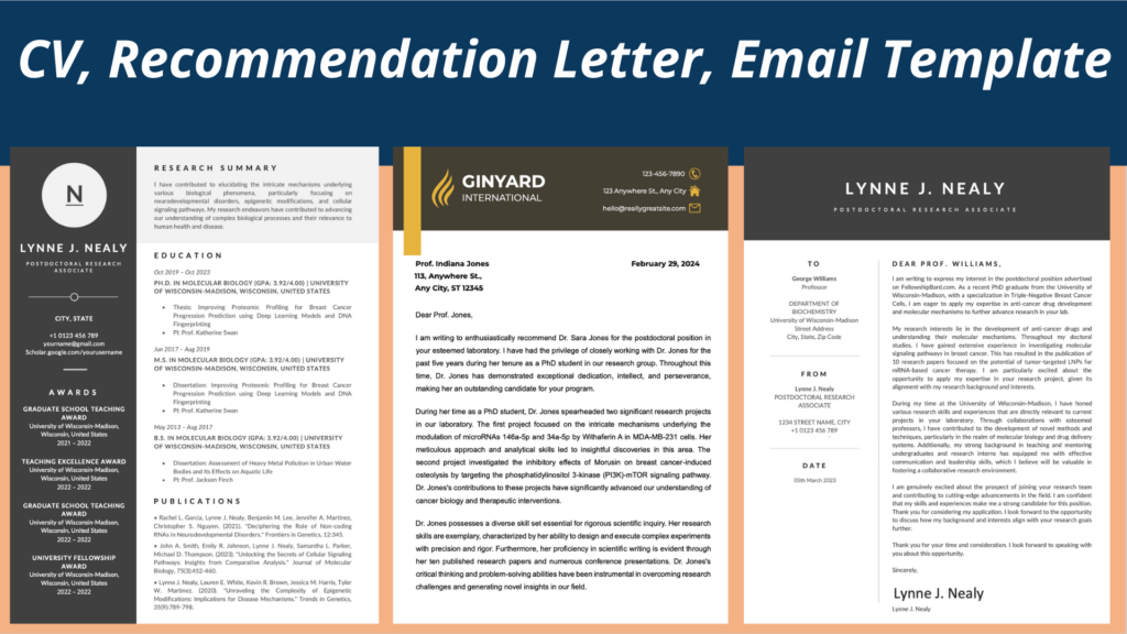 Postdoctoral CV Template - TempaLyst